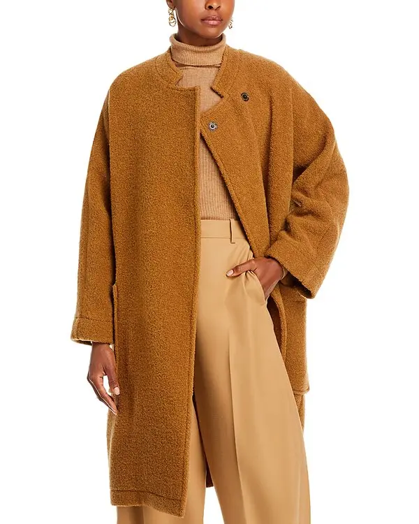 Essentiel Antwerp Ecosystem Coat Brandy Neat Editorialist